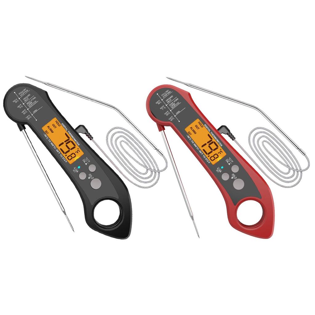 Buy Dual Probe Digital Thermometer-Waterproof Instant Read Food ...