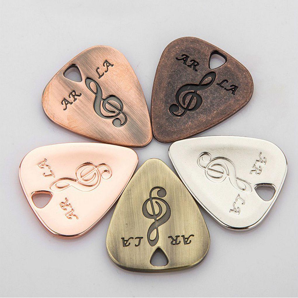 Satın alın Zinc Alloy Metal 0.38x1.4mm Guitar Plectrum Punk Rock ...
