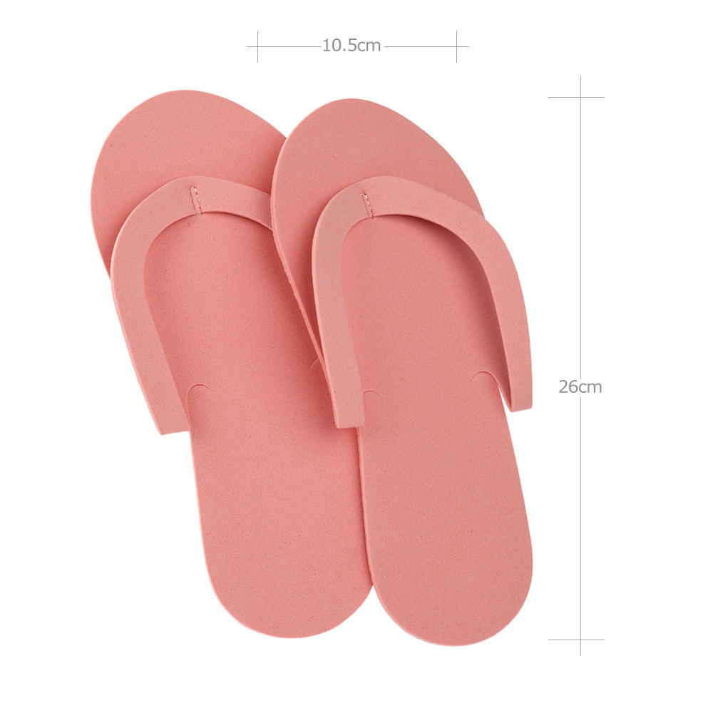 Buy 5 Pairs Disposable Slippers EVA Foam Salon Spa Slipper Pedicure ...