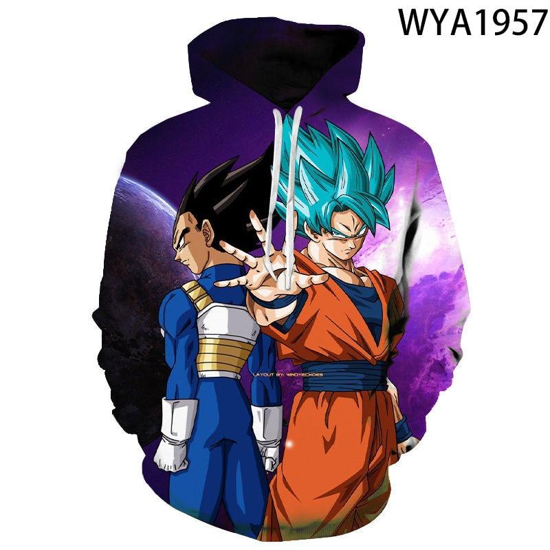 Cheap Streetwear Fashion Boy Girl Kids Dragon 3D Print Cartoon Anime ...