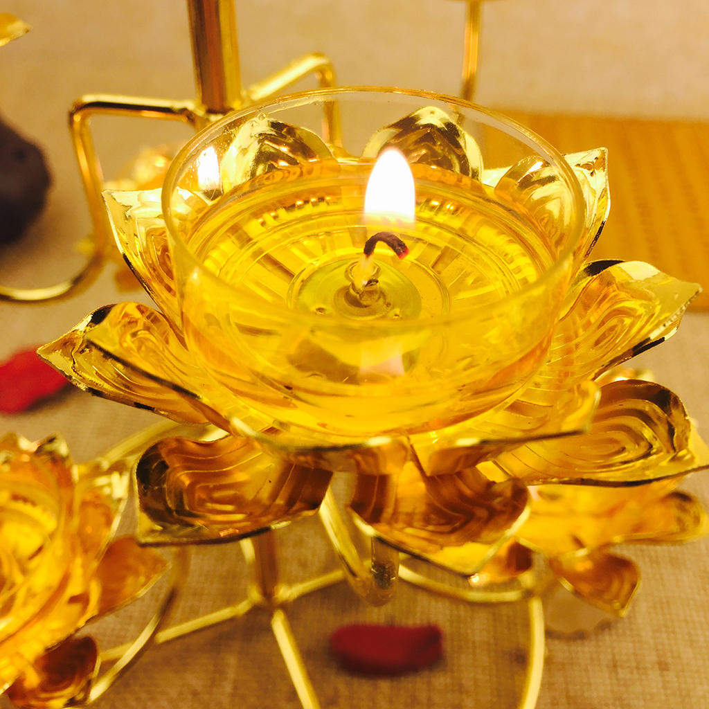 Cheap Vintage Style Candle Stand Buddha Ghee Lamp Holder Light Home ...