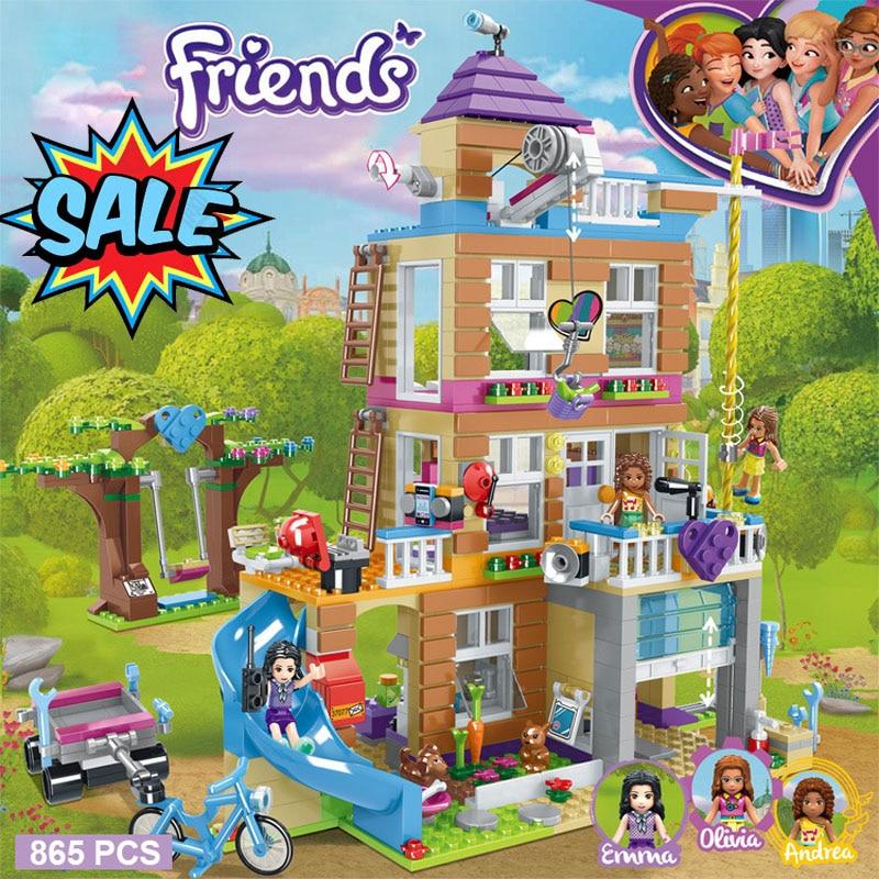 Buy 865pcs Friendship Club Hobbies Blocks Friends Hotel and House Toys ...