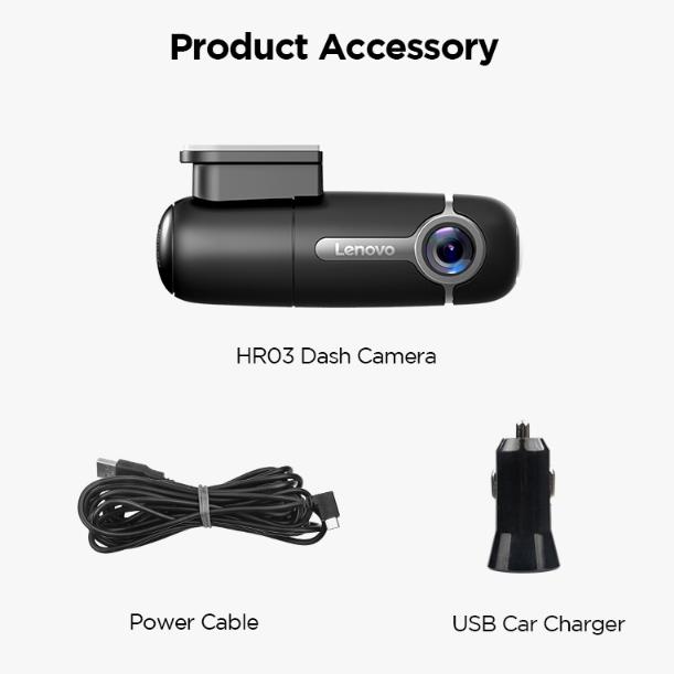 Buy Lenovo HR03 MINI Hidden Dash Camera with Timer Fuction 1080P 360 ...