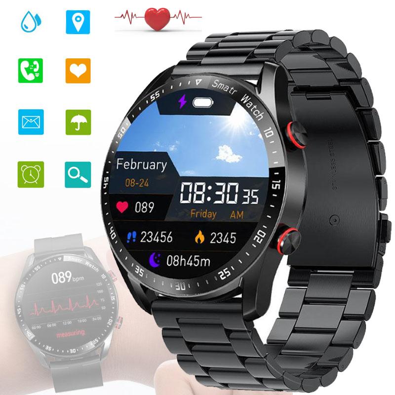 Buy New Bluetooth Talking Smartwatch ECG+PPG Business Stainless Steel ...