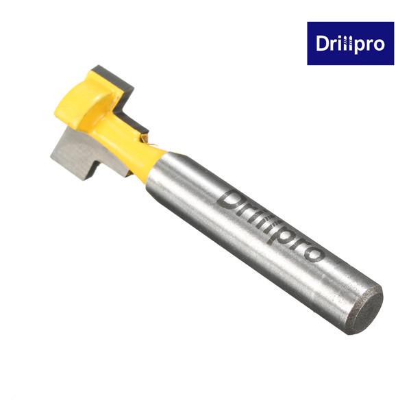 Drillpro 1/4"ShanK T-Slot Slotting Router Bit For 1/2" Hex Bolt ...