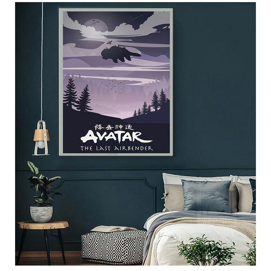 Avatar Wall Art Canvas Painting Minimalist Art Poster Wall Picture ...