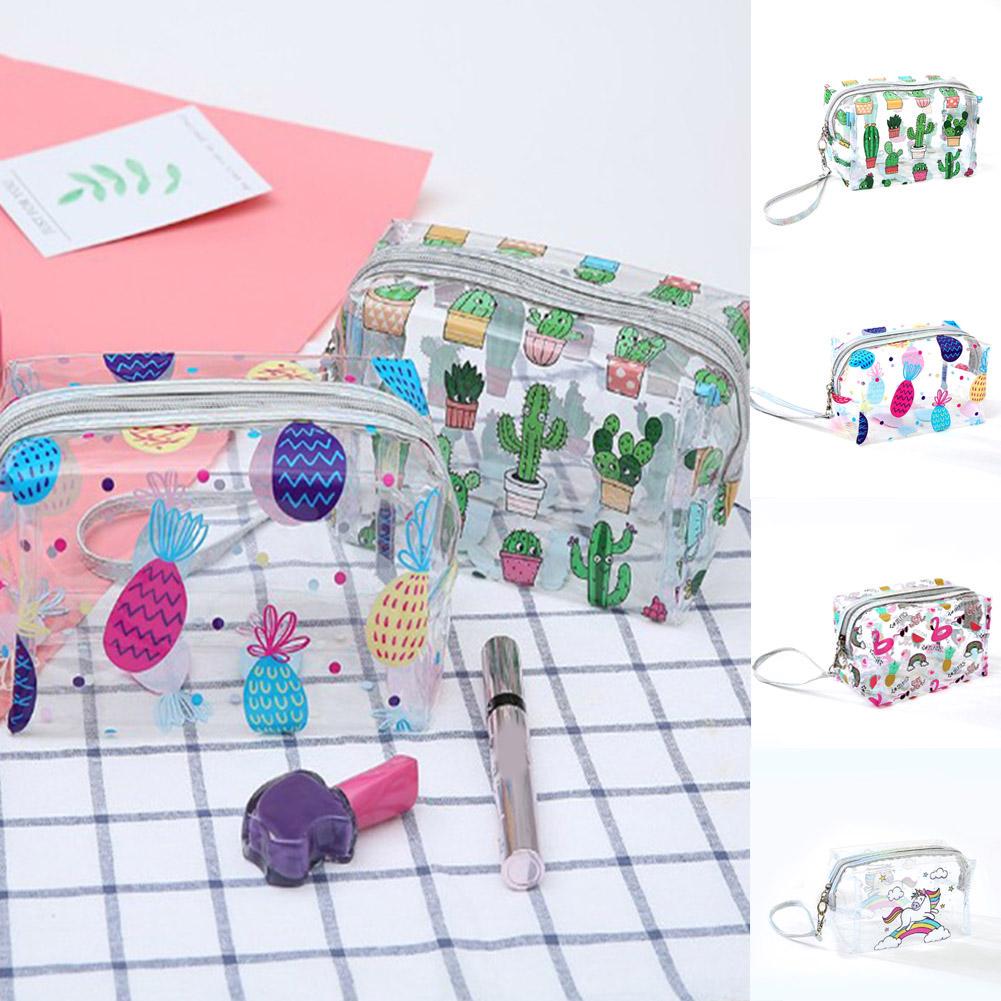 Buy Transparent Cosmetic Case Clear Plastic PVC Travel Cosmetic Make Up ...