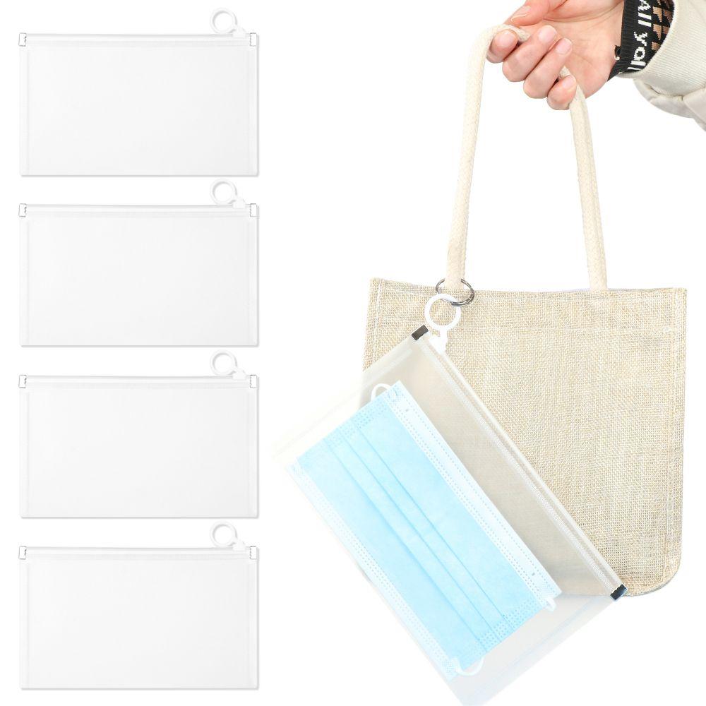 Buy Facemask Holder Face Mask Boxes Plastic Storage Folder Portable ...