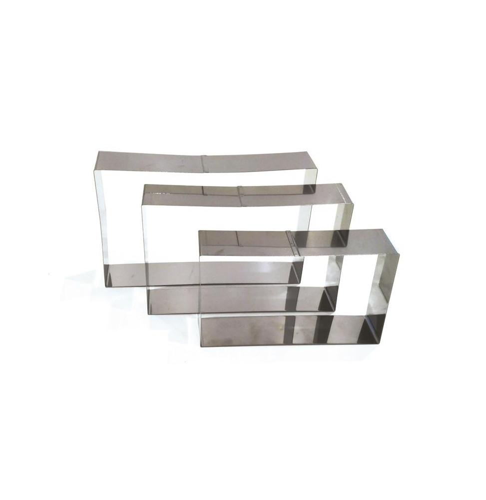 Buy Rectangular Pastry Frame - Set of 3 - Inox at affordable prices ...