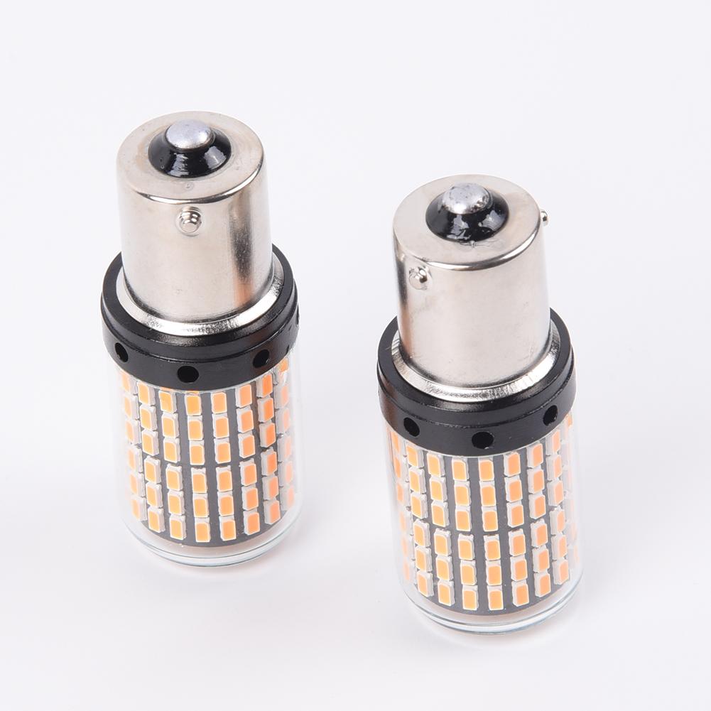 Buy 1156 BAU15S Amber 7507 Turn Signal Bulb PY21W Canbus Led Turn Signa ...