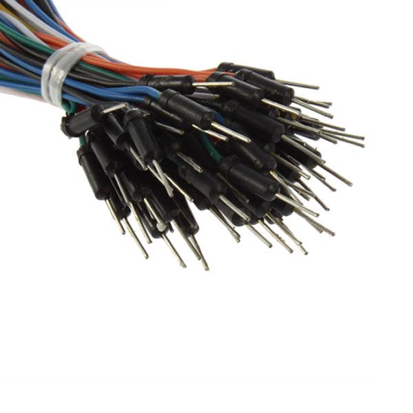Cheap 65pcs in 1Row Male to Male Solderless Breadboard Jump Cable Wires ...