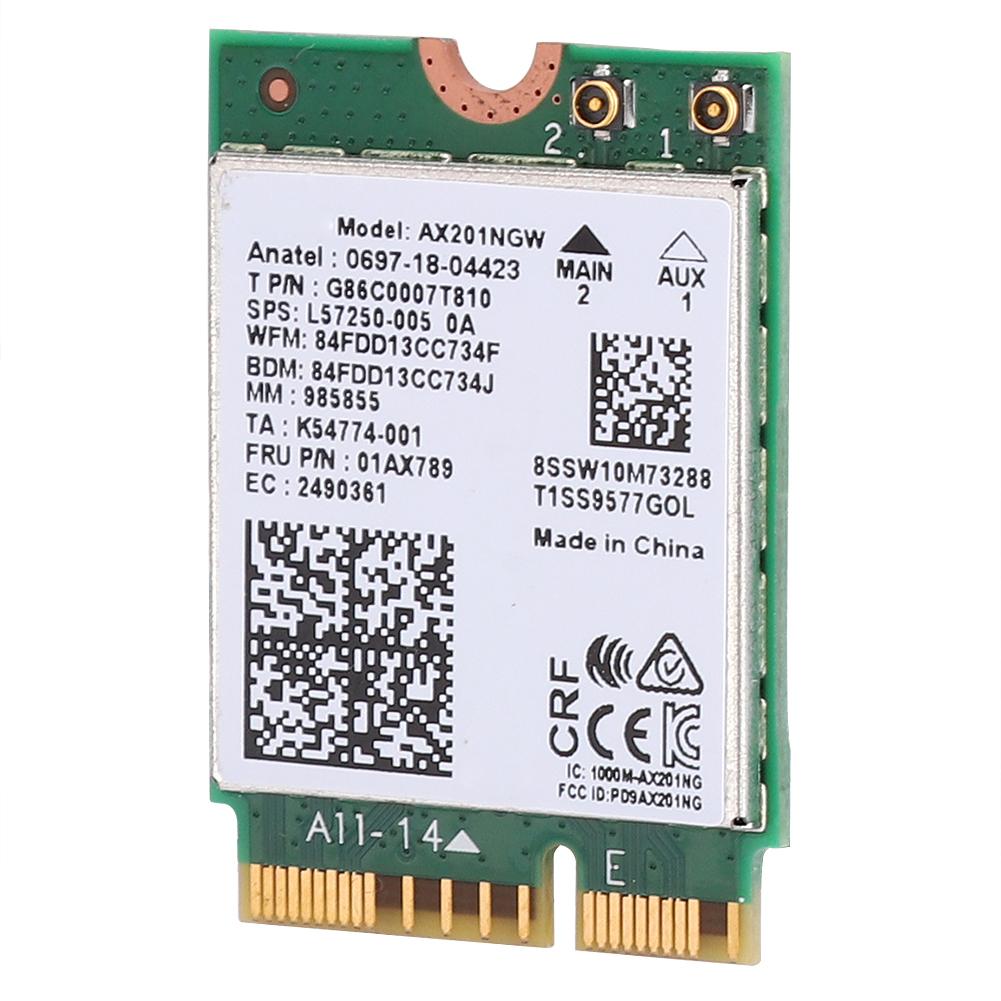 Buy Card For Ax201Ngw Wifi 6 Gigabit 2400M M.2.Cnvio2 Interface For 5.0 ...