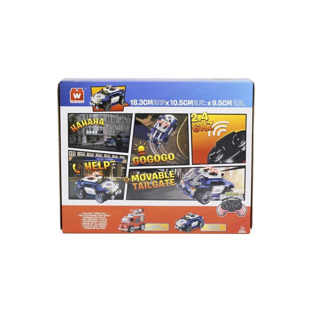 Buy WISE BLOCK - JEEP POLICE REMOTE CONTROL CAR BUILDING GAME - Small ...