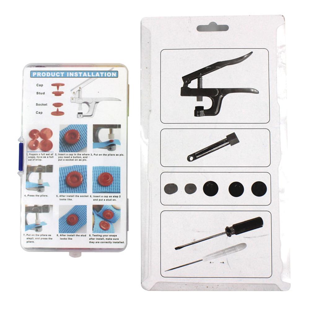 Buy DIY Family Dressmaker Kits T5 Hand Press Snap Button Pliers Tool ...