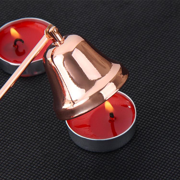 1PCS Blowing out the candle flared candlestick Fashioning the rose gold ...