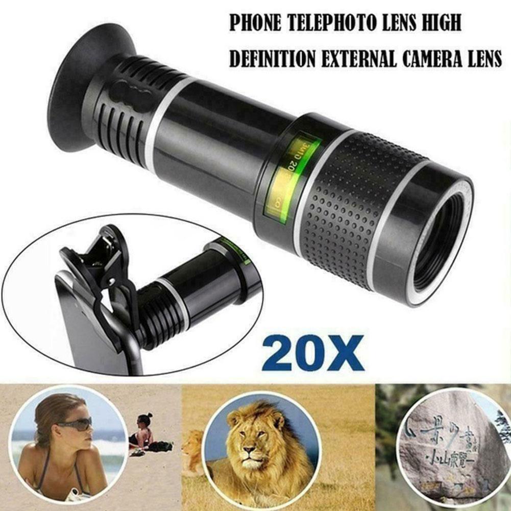 Buy 20X Zoom Telephoto External Mobile Phone Camera For iPhone X5U9 ...