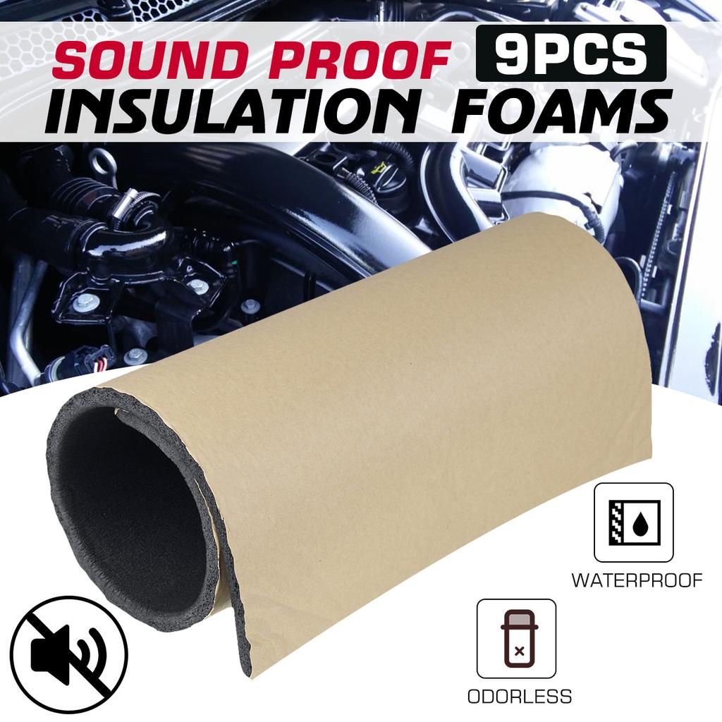 Buy 30*50cm 6/8/10mm Car Sound Heat Insulation Cotton Mats Engine ...