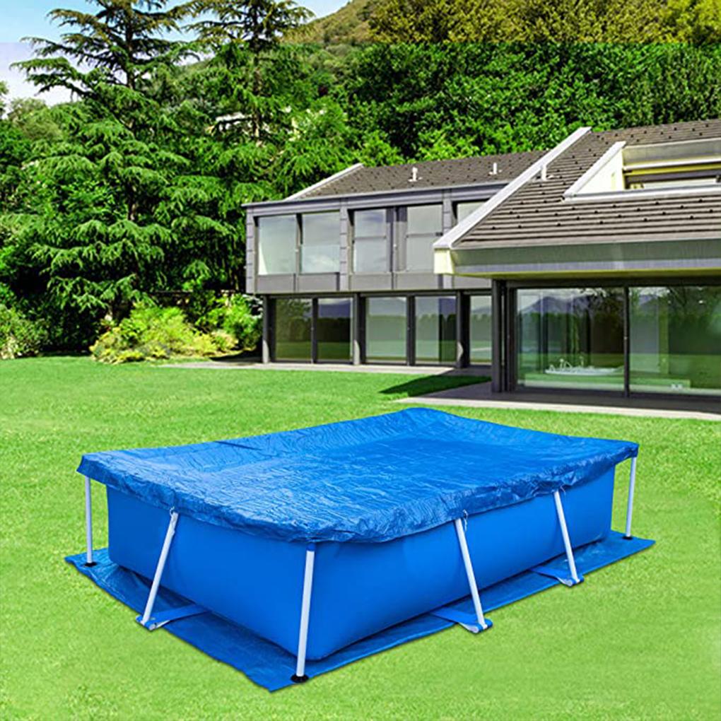 Satın alın Swimming Pool Cover Rectangle Ground Pool PVC Waterproof ...