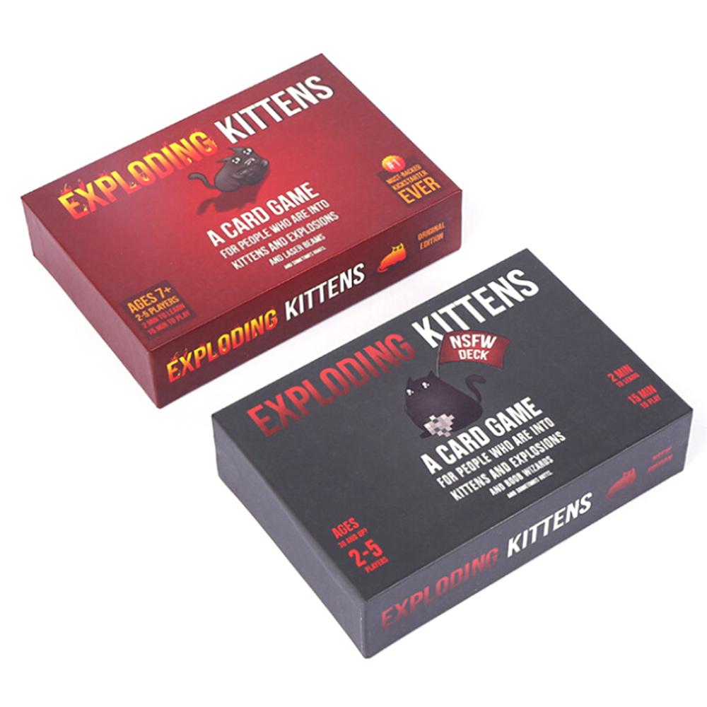 Buy Board Game Card Exploding Kitten Card Game Adult Leisure Party ...