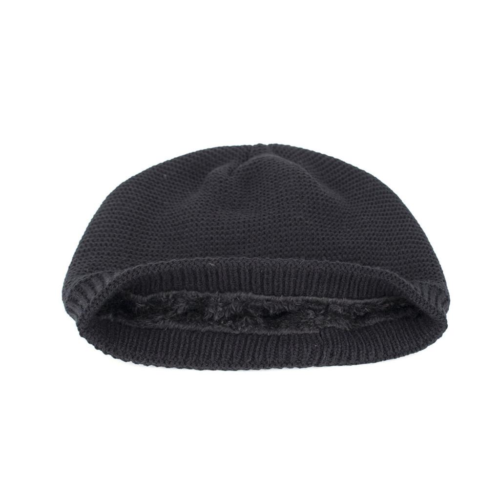 Buy [ADO] Men Women Winter Down Headgear Solid Color Pile Cap Casual ...