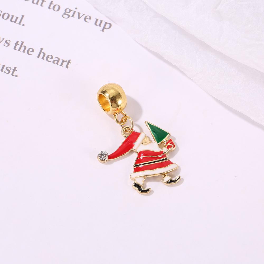 Buy Hand Chain Pendant Christmas Decoration Alloy Santa Claus Pendant ...
