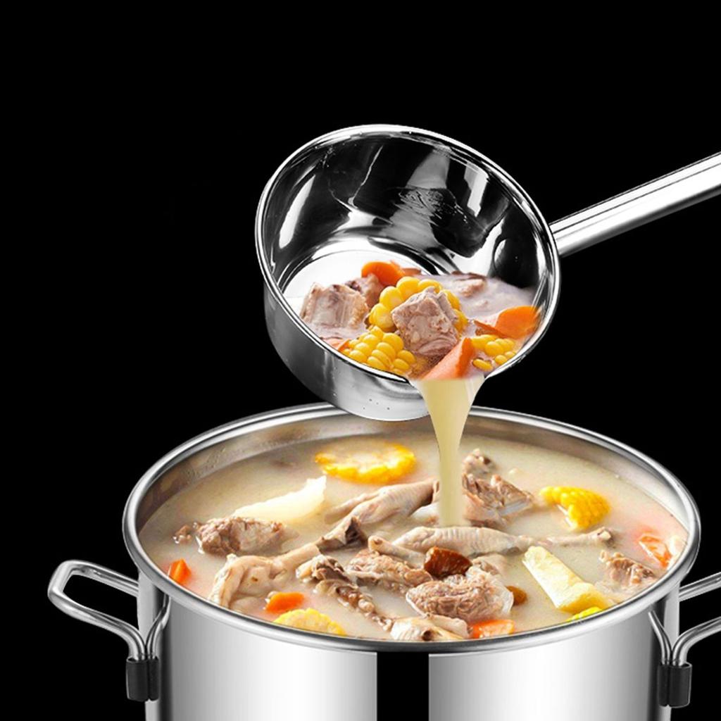 Cheap Bathroom Long Handle Bath Stainless Steel Soup Ladle Serving ...
