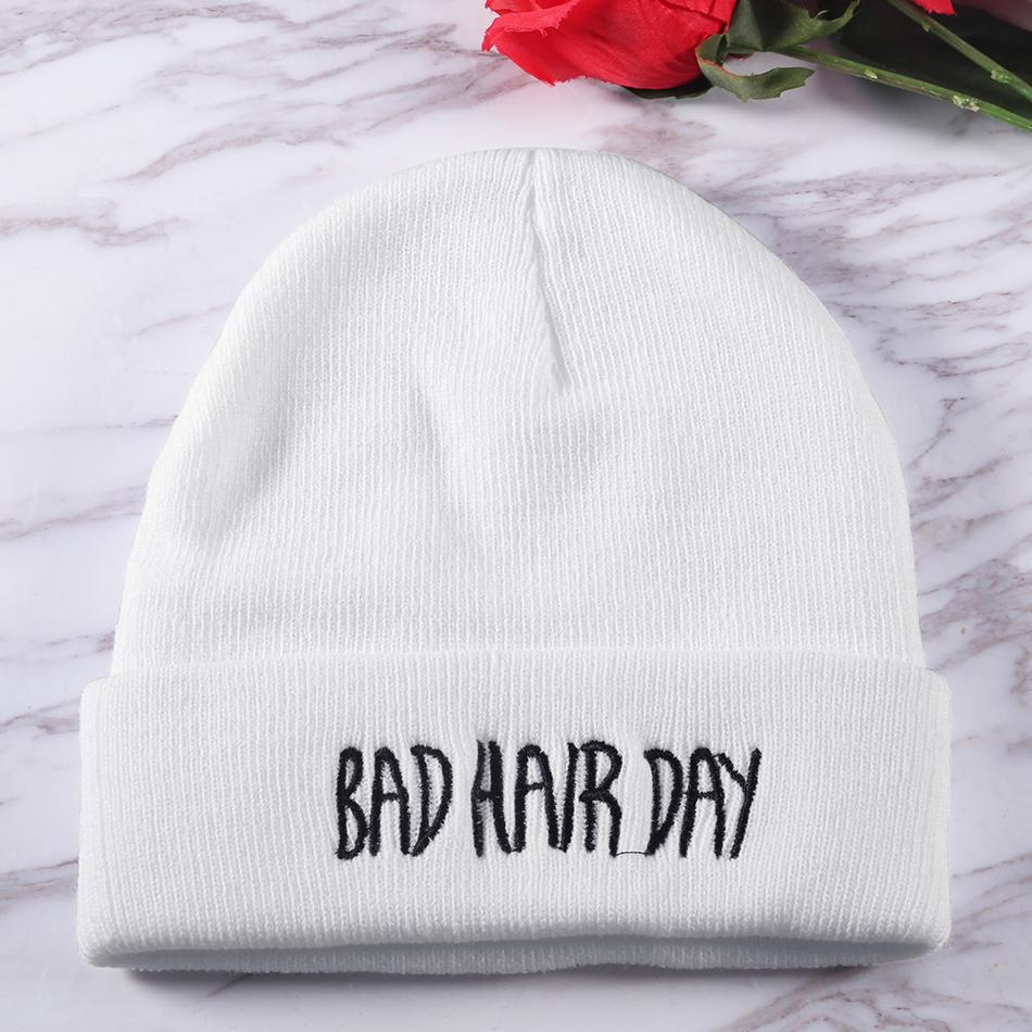Bad Hair Day Winter Hat Men Caps Womens Beanies Warm Hip Hop Bonnet ...