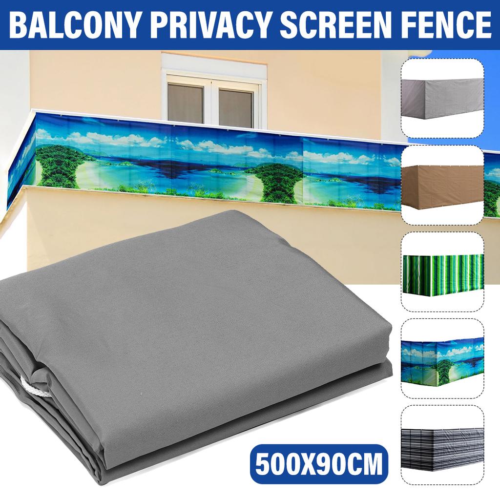 Buy Balcony Privacy Screen Gardening Sunshade Cover Waterproof Summer ...