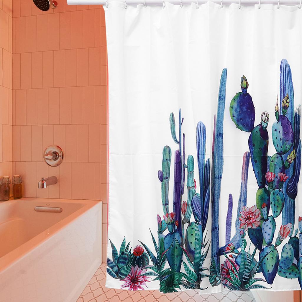 Buy 1pc Shower Curtain Waterproof Partition Curtain Bathing Curtain ...