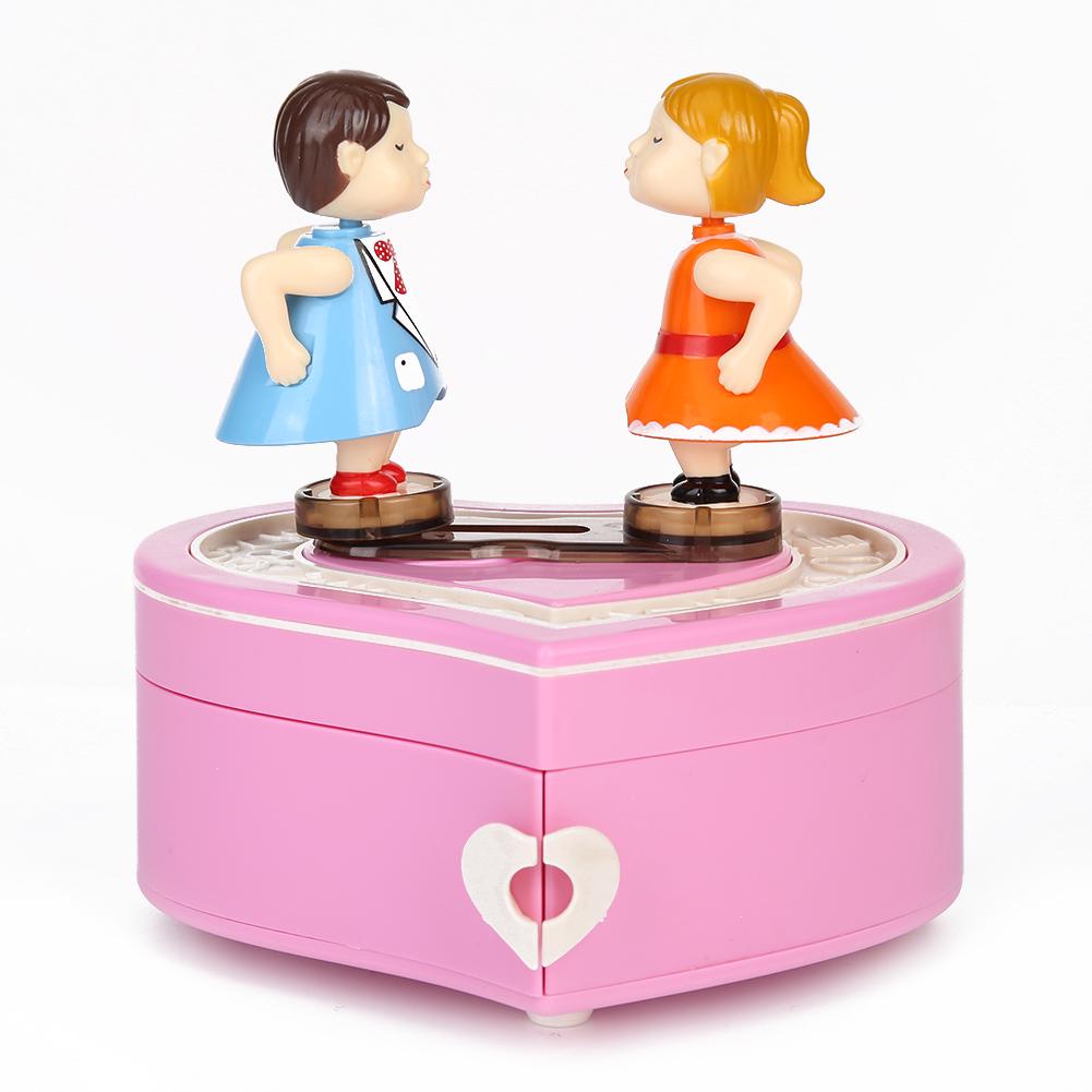 Buy Couple Rotary Music Box Romantic Wedding Party Ornament Valentine ...