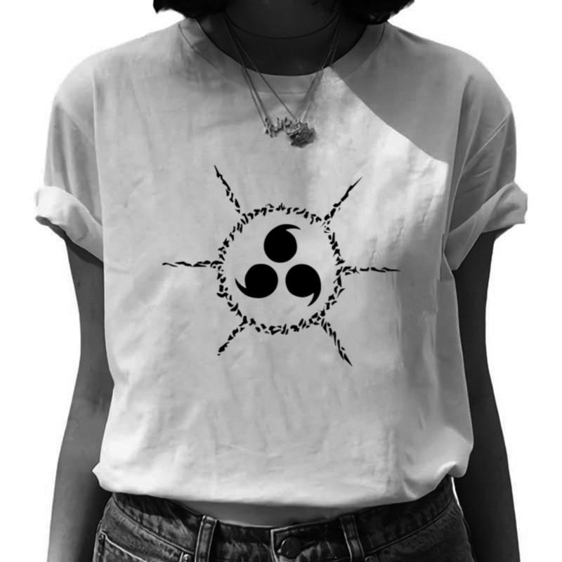 Buy Naruto Cursed Mark Anime Summer Harajuku Kawaii T-Shirts For Women ...