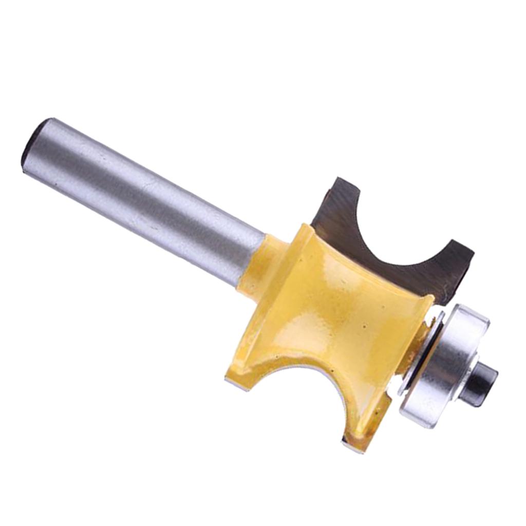 Buy 2 Pieces 8mm Shank Bullnose Router Bit C3 Carbide Tipped ...