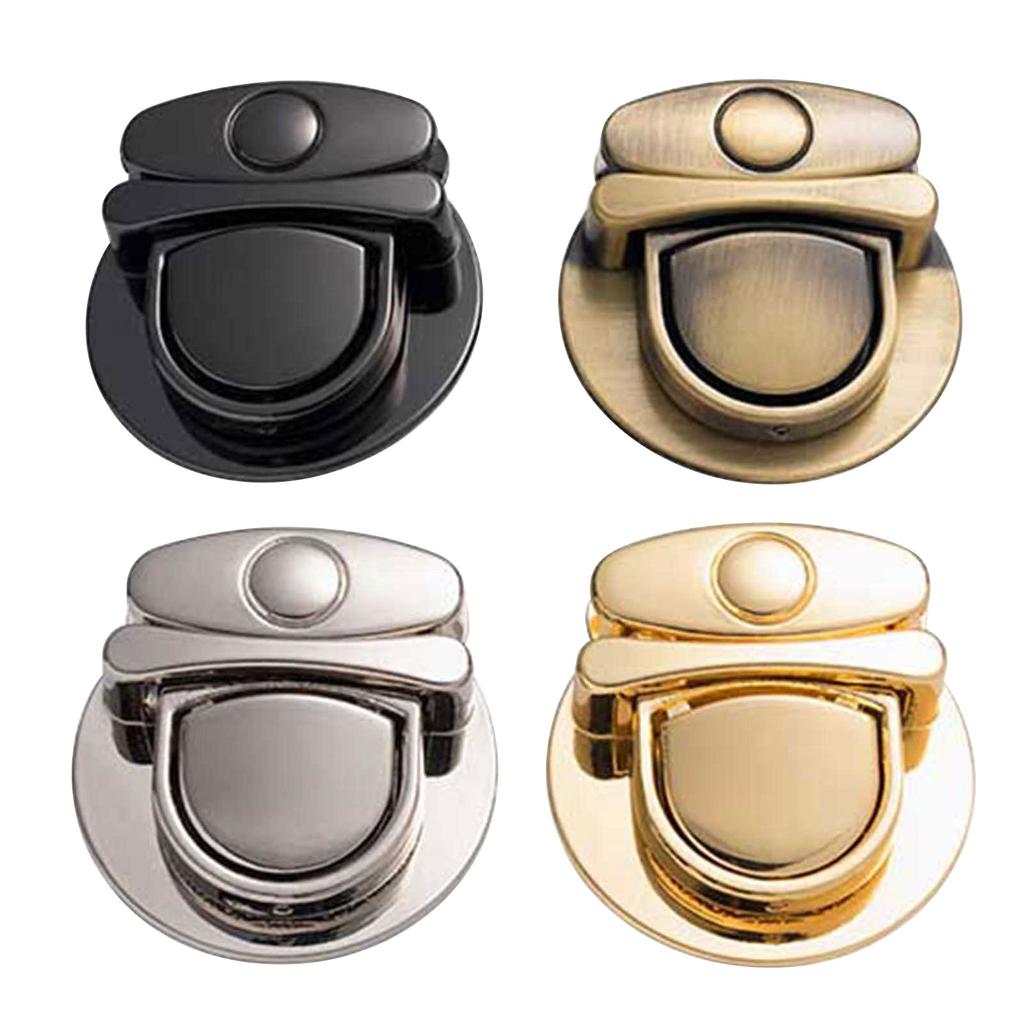 Buy 4pcs Bag Locks Buckle Wallet Closure with Spiral Closure Handcraft ...
