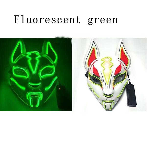 Buy Fox Headdress COSPLAY Props Halloween Horror Animal Mask LED Sky ...