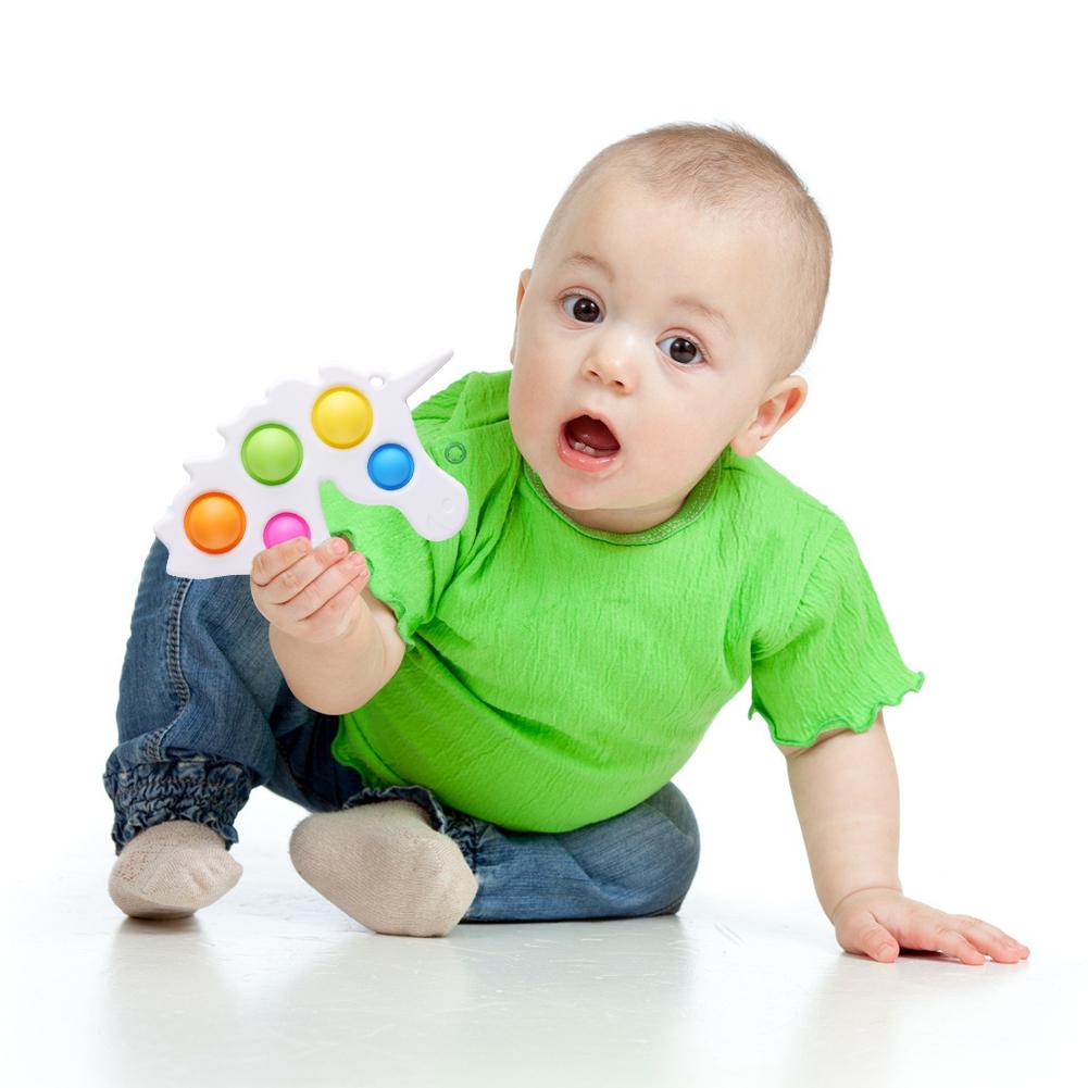 Buy Dimple Fidget Toy Cartoon Horse Autism Kids Educational Bubble ...