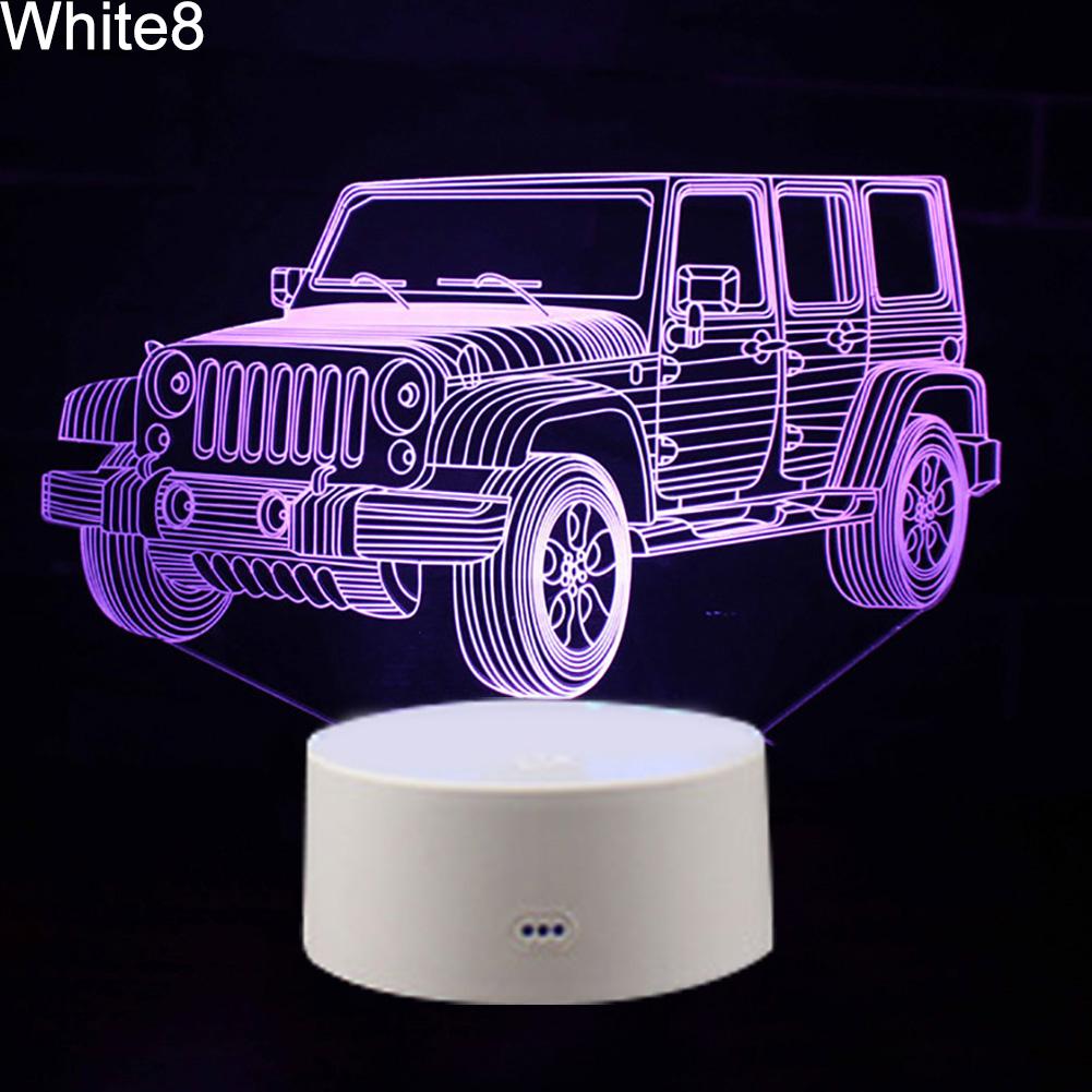 Buy 3D Vehicle Illusion Color LED Desk Changing Children Room Table ...