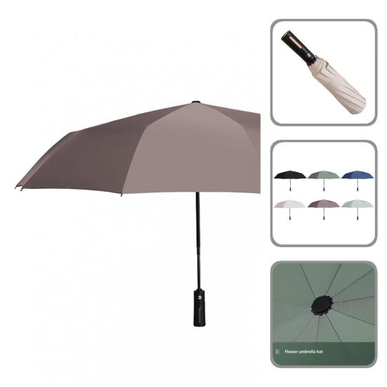 Buy Useful 10 Rib Tri-folded Automatic Umbrella Tri-folded High ...
