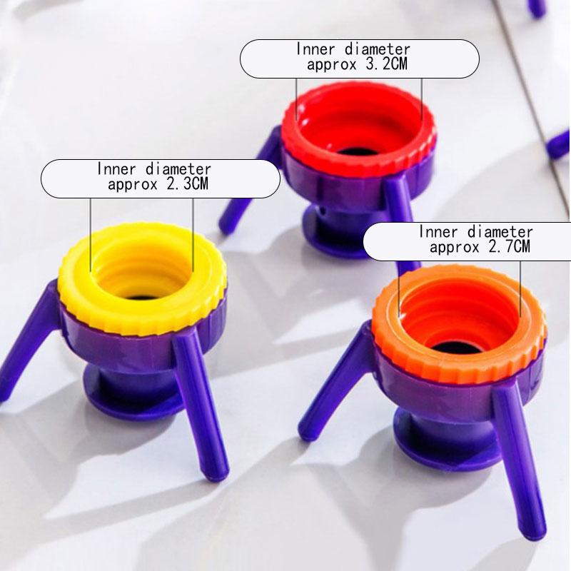 3Pcs Bottle Cap Holder Kit Plastic Bottle Holder Shampoo Holder Leak ...