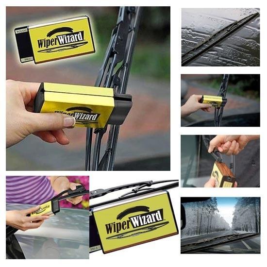 Buy Cleaning Wiper Wizard Windshield Wiper Blade Restorer Glass Cleaner ...