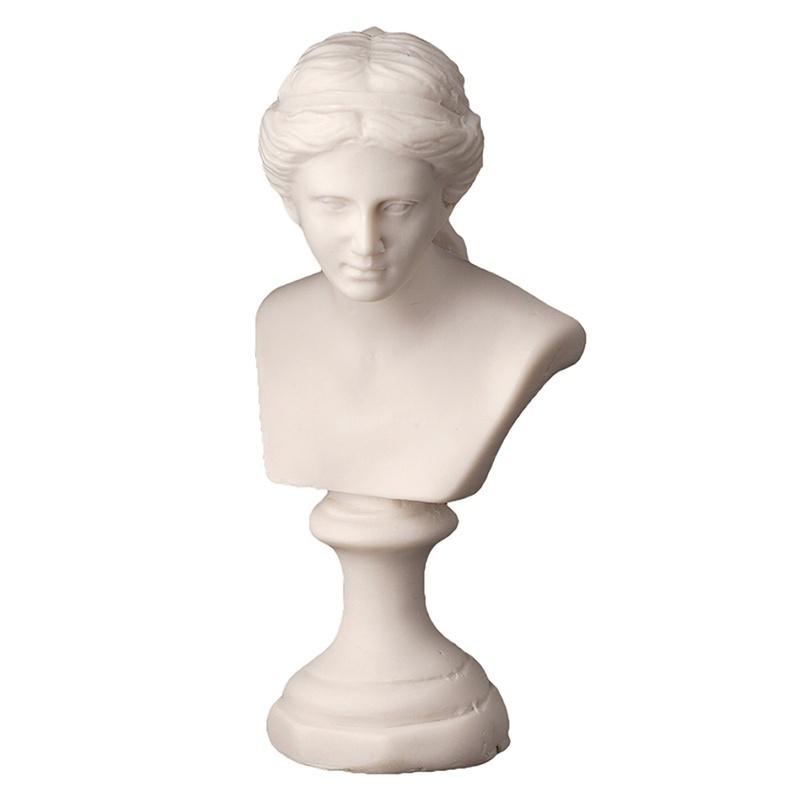 Buy 1:12 Dollhouse Miniature Resin Statue Venus Bust Sculpture White at ...