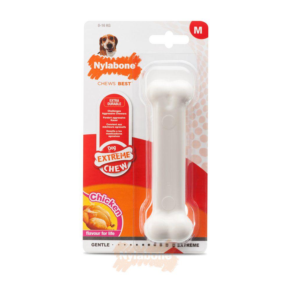 Buy Nylabone - Os à mâcher goût poulet pour chiens (Variable ...