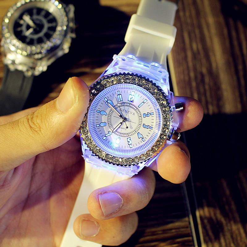 Buy Fashion Women Wrist Watch Sport Waterproof Geneva LED Backlight ...