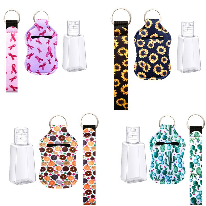 Kjøp Hand Sanitizer Keychain Holder Portable Travel Bottle Refillable ...
