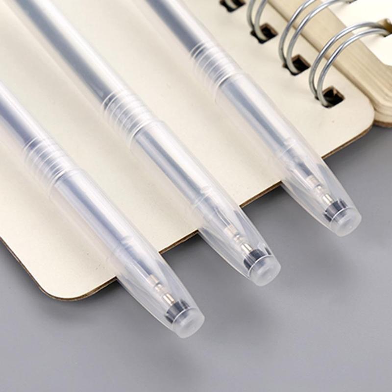 Buy 20pcs Gel Pen Shell Ballpoint Pen Shell Transparent Pen Cover Clear ...