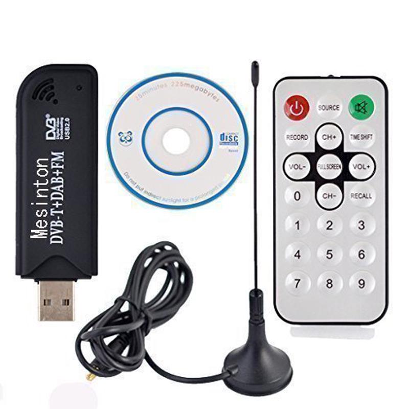 Buy USB2.0 Digital DVB-T SDR + DAB + FM HDTV Tuner TV Receiver Stick ...