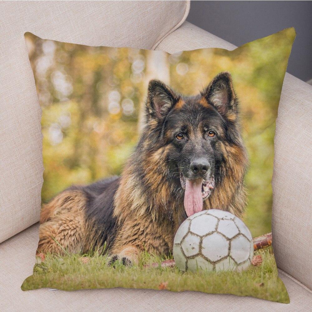 Cheap Pet Animal German Shepherd Dog Pillow Case Covers Cushion Cover ...