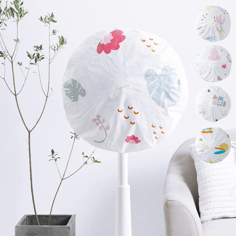 Buy Electric Fan Floral Shield Fan Dust Guard Housing Cover Keep It ...