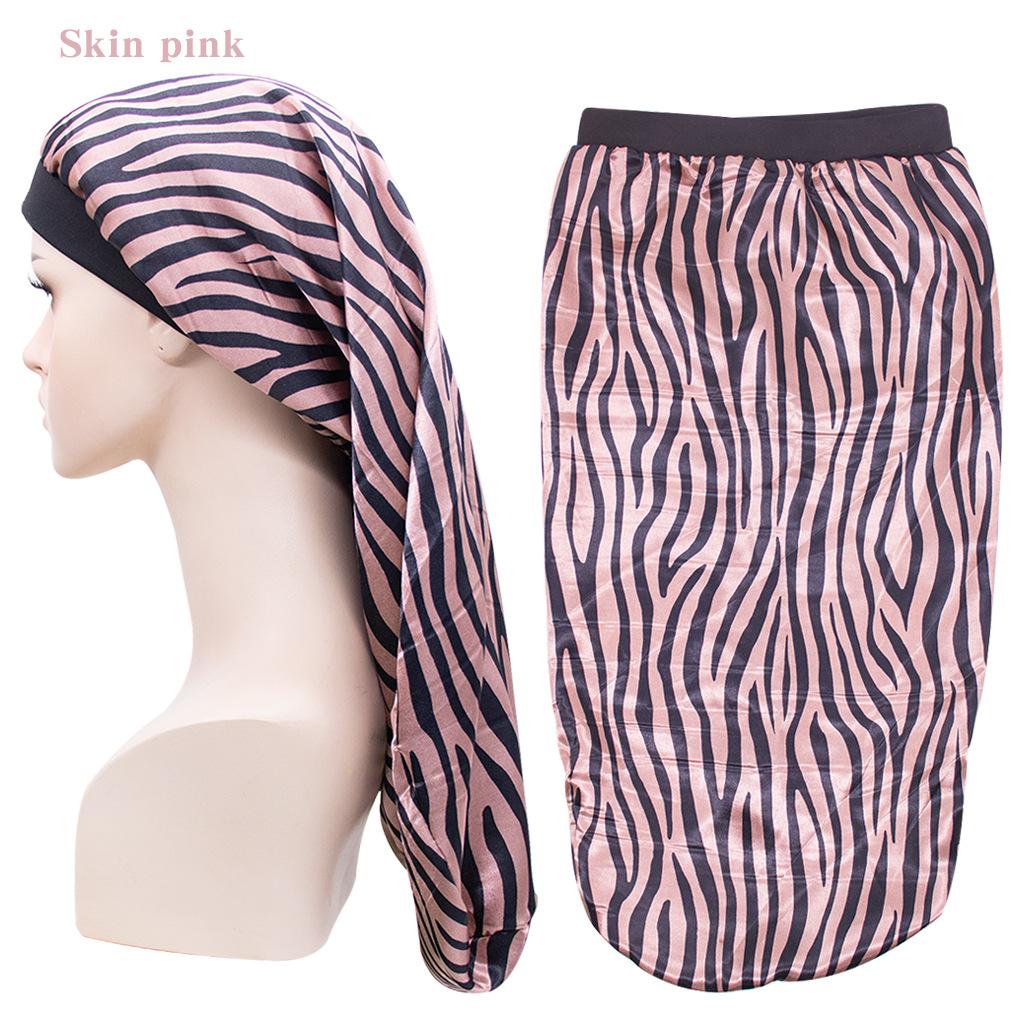 Buy Women High Elastic Nightcap Satin Bonnet Night Sleep Cap Sleeping ...