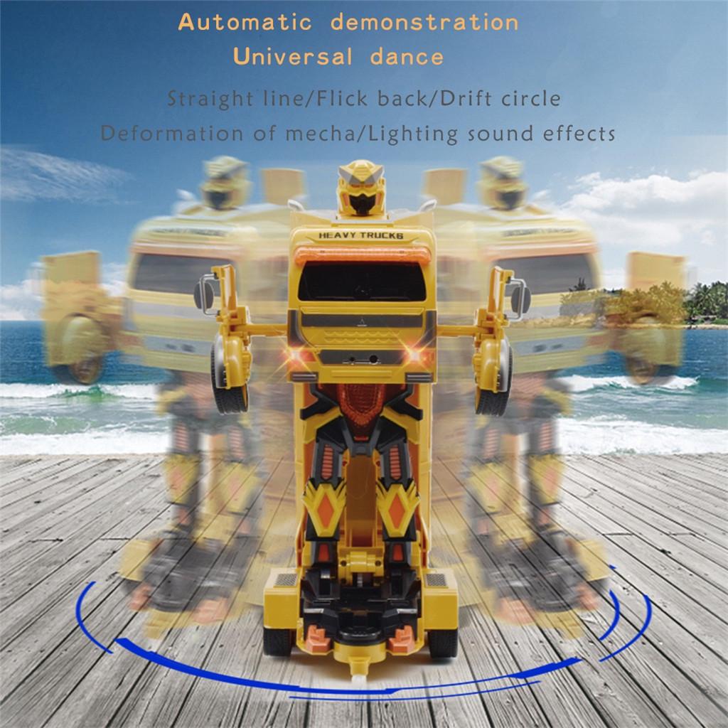 Buy 1:12 Gesture Sensing Deformation Car Watch Engineering Car Robot ...