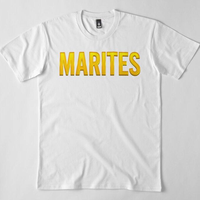 Buy Men Premium Cotton T-Shirt Marites Name Print Tees Funny Harajuku ...